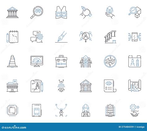 Creative Ingenuity Line Icons Collection Innovation Imagination Resourcefulness Ingenuity