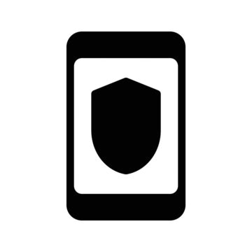 Security Pictogram Shield Mobile Vector, Pictogram, Shield, Mobile PNG and Vector with ...