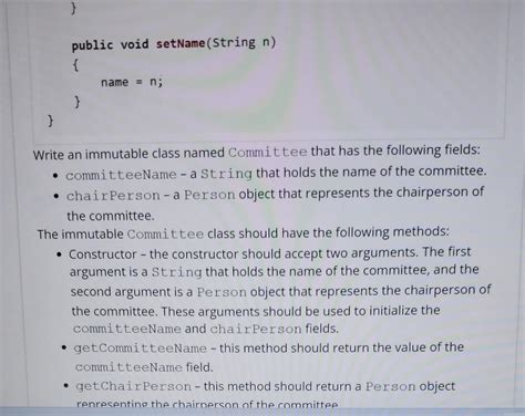 Solved Sume That The Following Mutable Class Has Been Chegg