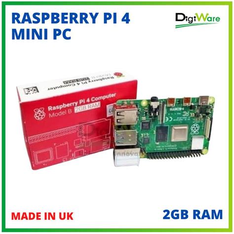 Jual Raspberry Pi 4 Ram 2gb Made In Uk Mini Pc Raspi 4 Shopee Indonesia