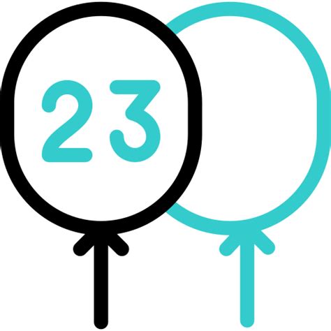 Balloons Basic Accent Outline Icon