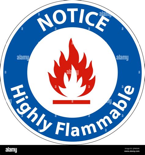 Extremely Flammable Stock Vector Images Alamy
