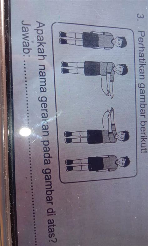 Penjaskes Sekolah Dasar 3 Perhatikan Gambar Berikut Apakah Nama