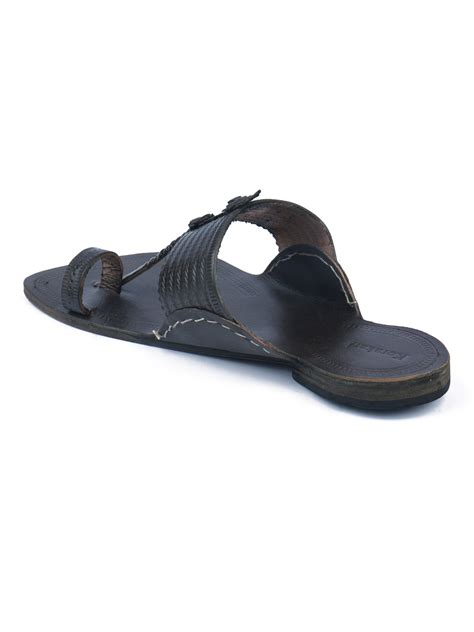 Walker Mens Kolhapuri Chappal Handcrafted Leather Comfort
