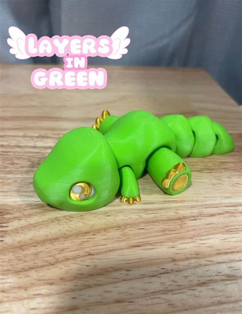 Tiny Diny Tiny Diny Desk Pet Articulated 3d Print Perfect For
