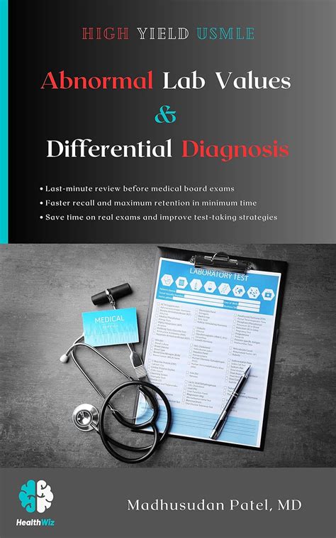 Abnormal Lab Values And Differential Diagnosis High Yield Last Minute Review For Usmle Step 1 2