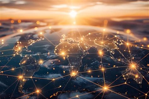 Interconnected Global Commerce Networks A Weblike Pattern Concept