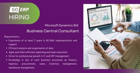 go erp on linkedin hiring dynamics365 bcconsultant wearehiring