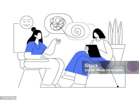 Ilustración De Psicoterapia Concepto Abstracto De Ilustración Vectorial Y Más Vectores Libres De