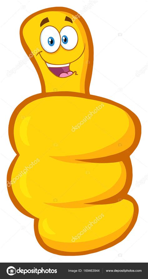 Smiley Duim Omhoog Pictogram Stockvector HitToon 169463944