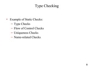 Type Checking Compiler Design Sharethisifyoulike Ppt