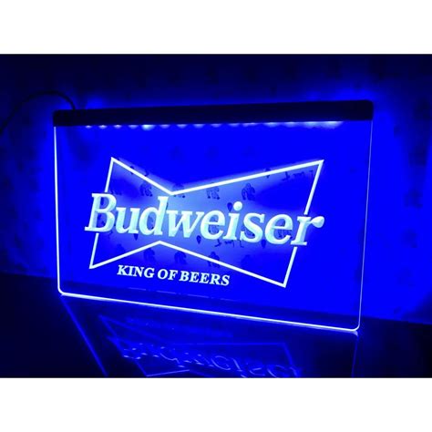 네온간판 네온조명 버드와이저 킹 오브 맥주 바 펍 클럽 Led 네온 Sign 3d 조각 티몬