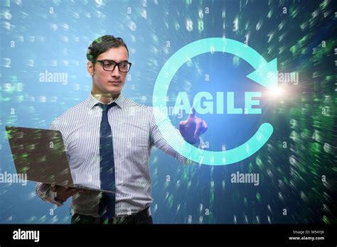 The Concept Of Agile Software Development Stock Photo Alamy