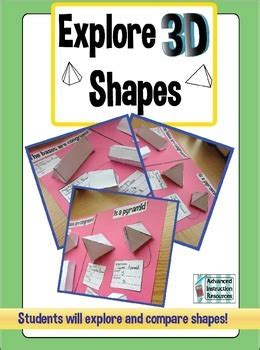 Exploring 3D Shapes By Advanced Instruction Resources TpT