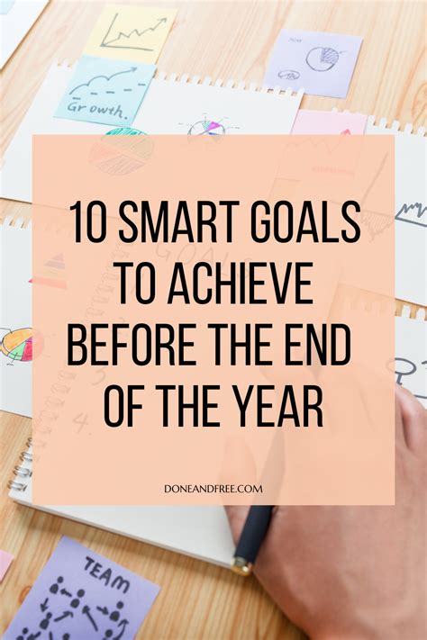 Smart Goals To Achieve Before The End Of The Year Done And Free