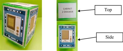 example of physical interaction medium cube with marker on the side