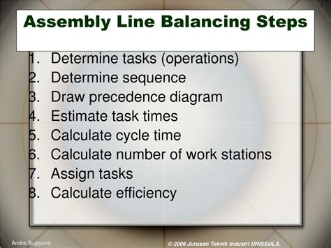 Ppt Chapter 7 Assembly Line Balancing Powerpoint Presentation Free Download Id5180853 Ppt Chapter 7 Assembly Line Balancing Powerpoint Presentation Free Download Id5180853