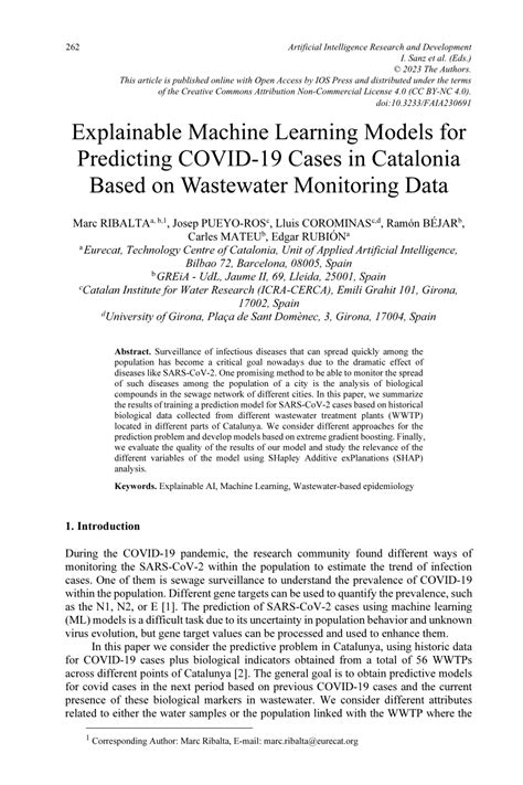 Pdf Explainable Machine Learning Models For Predicting Covid Cases