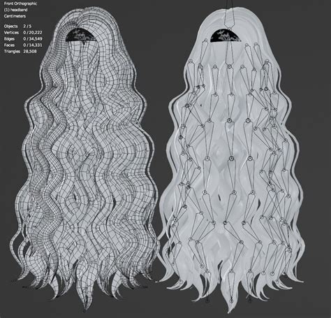 Camilas Curly Hair For Vrchat Free