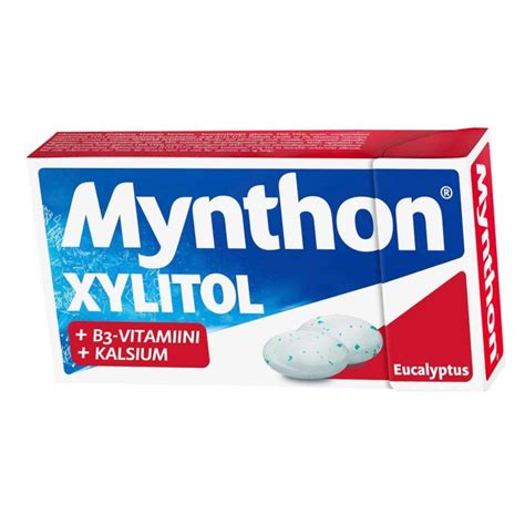 Mynthon Xylitol Eucalyptus B Vitamiini Kalcium 31 G