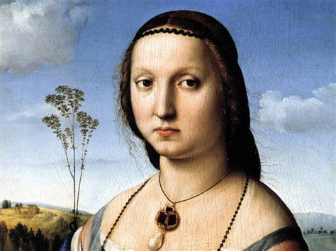 Raffaello Sanzio Madonna Della Seggiola 1513 1514 Circa Olio Su