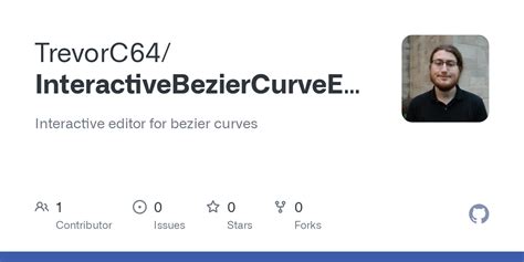 GitHub TrevorC InteractiveBezierCurveEditor Interactive Editor For Bezier Curves