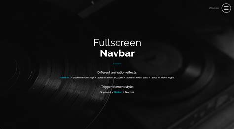 Fullscreen Navbar By Otopic Codecanyon