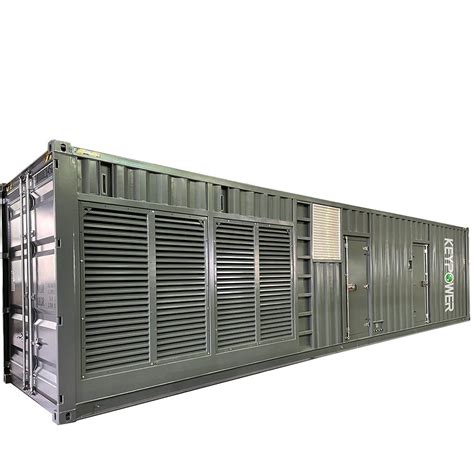 Price Of Container Type Diesel Generator 2000kw 5 Megawatt Generator 12
