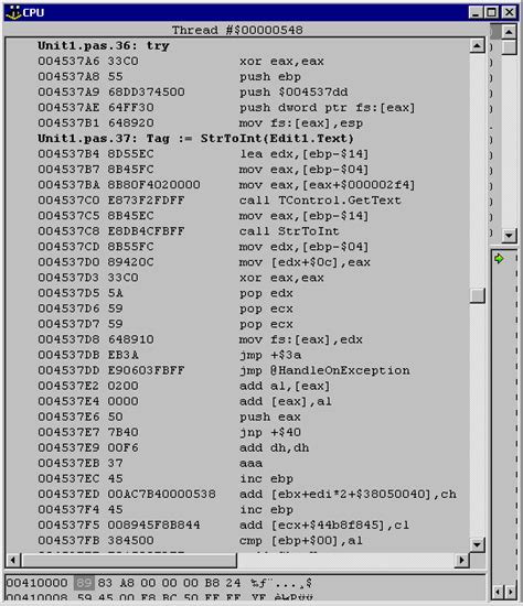 Debugging Session