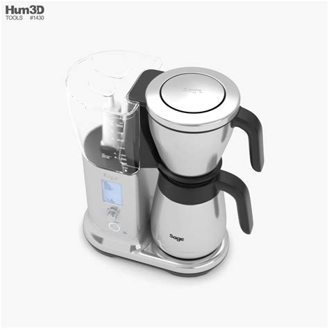 Sage Precision Brewer Thermal Coffee Machine 3d Model Download Home Appliances On