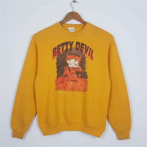 Vintage Vintage 90s Betty Devil Betty Boop Sweatshirt Made In Usa