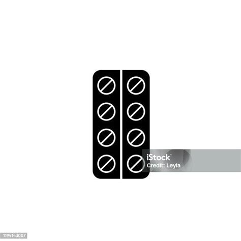 Geneesmiddelen Pillencapsule En Pil Pictogram Pictogram Vector