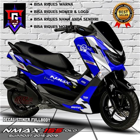 Jual Stiker Decal Nmax 155 Old 2015 2019 Fullbody Dekal Sticker Motor Yamaha New Nmax 155 Old