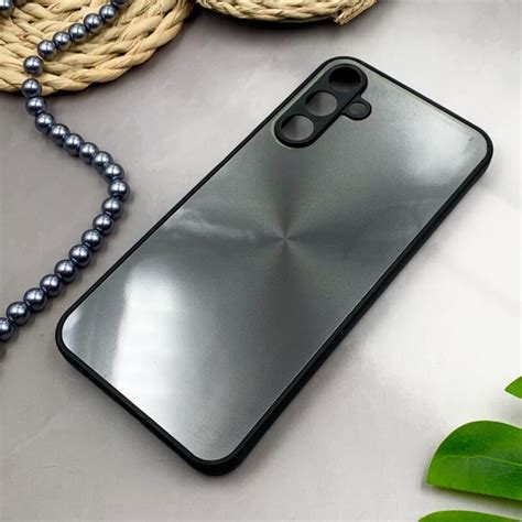 قاب گوشی Galaxy A15 سامسونگ لیزری Pvd دور سیلیکونی اسپرت محافظ لنز دار کرومی کد 96469 قاب سنتر