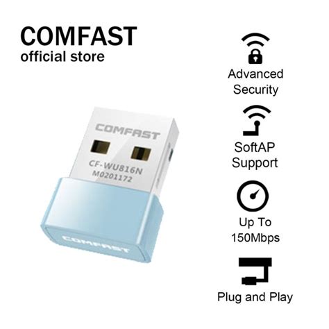 Comfast Cf Wu N Cf Wu N Wu N Driver Free Usb Wireless Network Card Wifi Receiver Lazada Ph