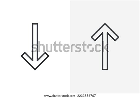 Arrow Key Icon Set Vector Arrow Stock Vector Royalty Free 2233856767