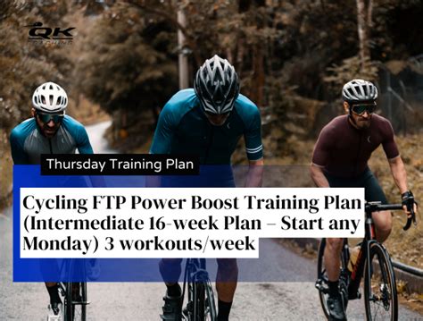 Thursday Training Plan Cycling Ftp Power Boost Training Plan