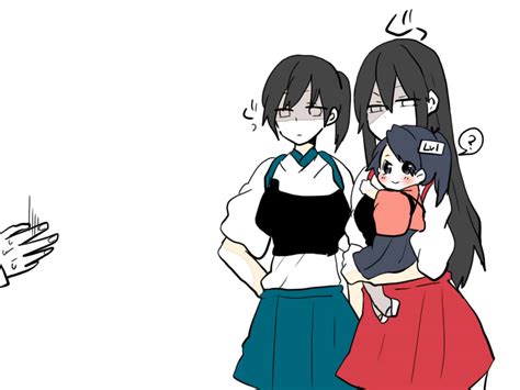 Kaga Akagi And Houshou Kantai Collection Drawn By Yoichiumagoya