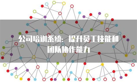 公司培训系统：提升员工技能和团队协作能力