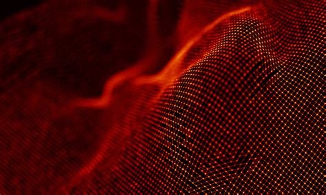 추상적 빨간색 기하학적 배경 연결 구조입니다 과학 배경 미래 기술 Hud 요소 점과 선을 켜고 있습니다 빅 데이터 시각화 및 비즈니스 0명에 대한 스톡 벡터 아트 및 기타