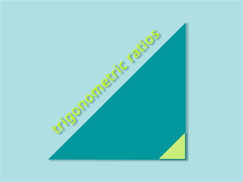 Trigonometric Ratios