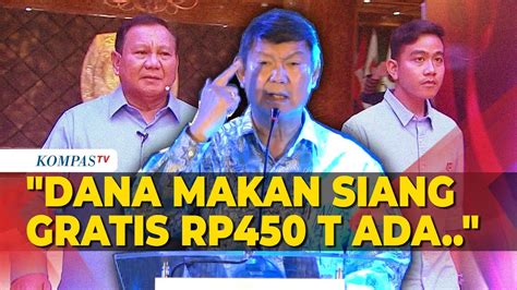 Hashim Pastikan Dana Program Makan Siang Gratis Prabowo Rp450 T