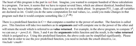Solved A Function Is A Subprogram That Is Included In A C Program