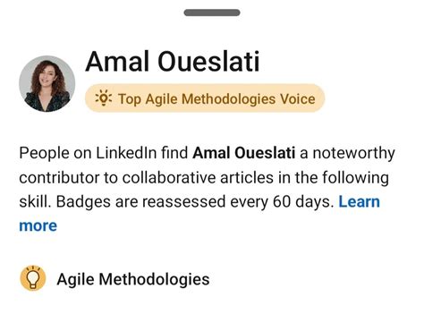 Amal Oueslati On Linkedin Agile Scrum Scrummaster