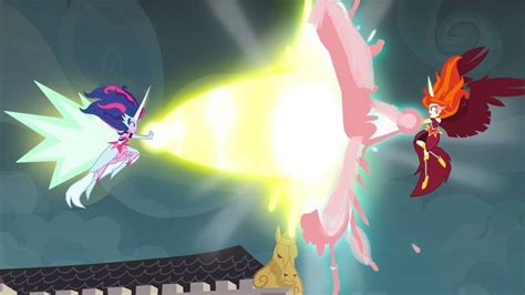 Mlp Eg Friendship Games Alternate Version Daydreamdreamlight Sparkle Pushes The Magic Towards