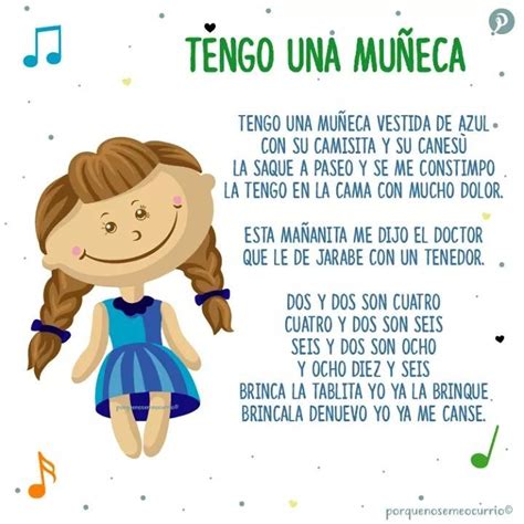 Canciones Infantiles Para Niños Letra Cortas