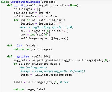 obtain train and test data from image and a section in the image name