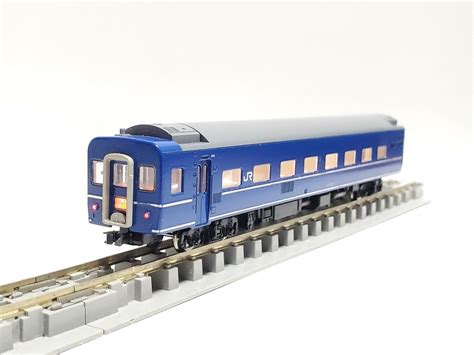 全体的に状態が悪いスハネフ15 単品 JR西日本 14系15形 客車 寝台特急彗星4両セットバラシ TOMIX 92278 ライト確認