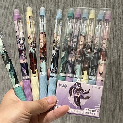 Bol Grafo Borrable Kawaii De Tinta Azul Suministros Escolares Para La
